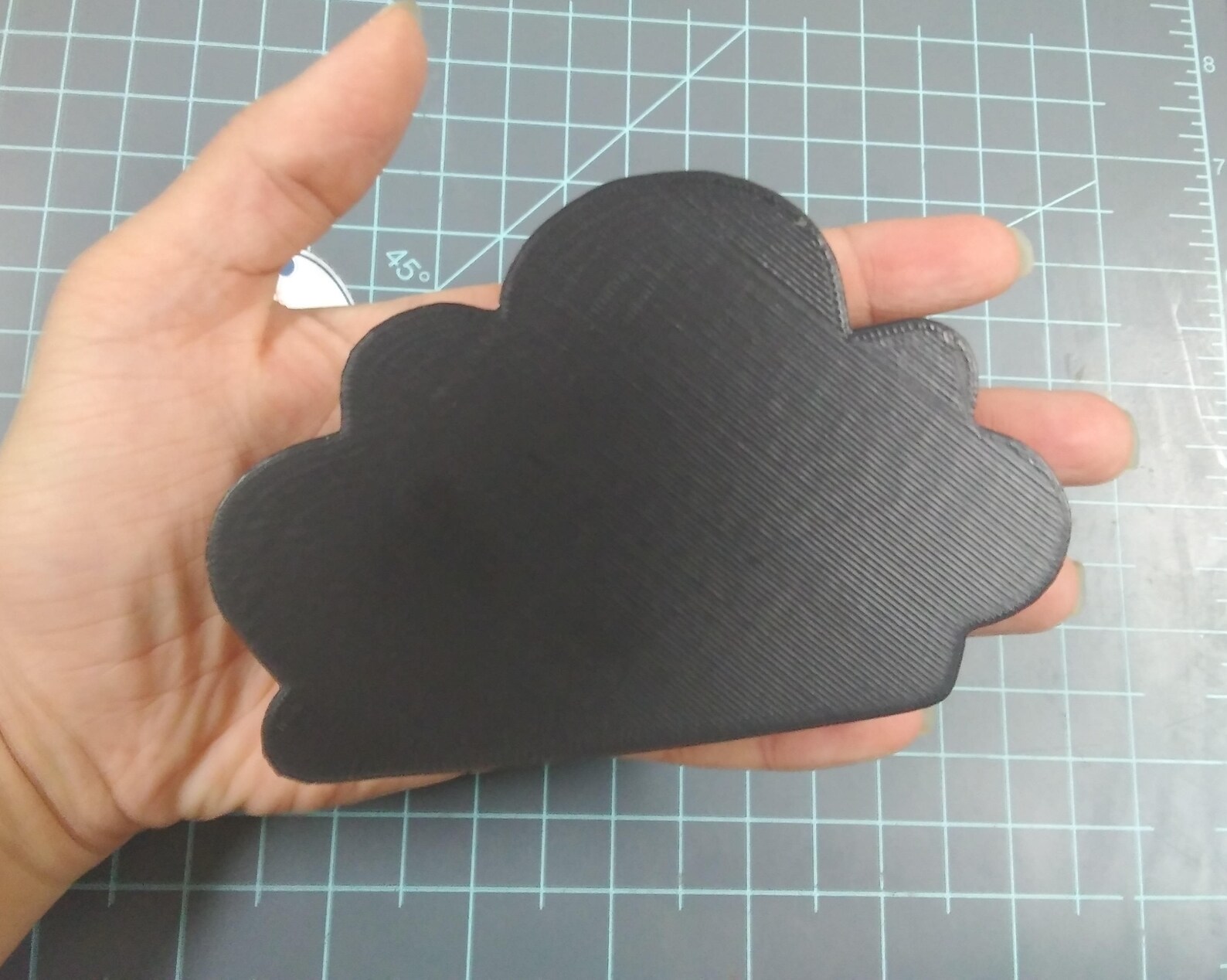 Cloud Silhouette Plastic Mold or Silicone Mold, Cloud Mold, Resin Mold ...