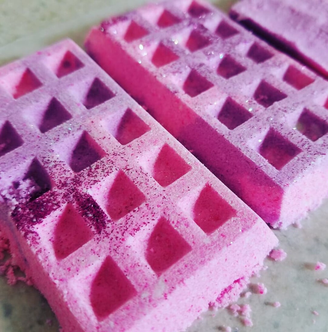 Small Waffle Plastic Mold, Food Mold, Bath Bomb Mold, Soap Mold ...