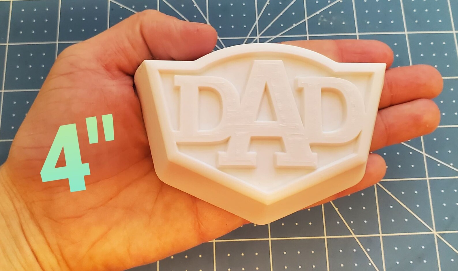 Super Dad Plastic Mold or Silicone Mold, Bath Bomb Mold, Soap Mold, Dad ...