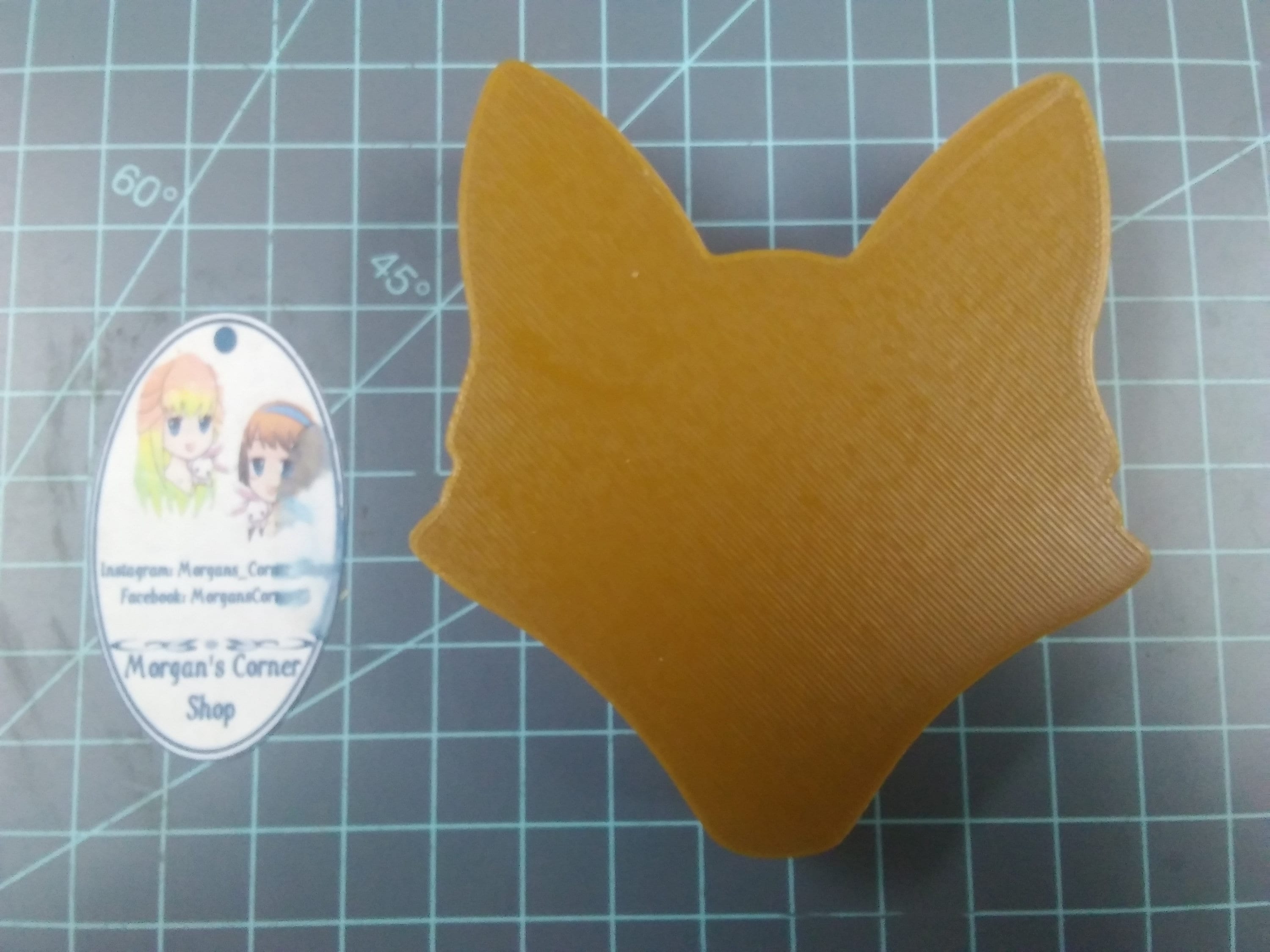 Fox Head Silhouette Plastic Mold or Silicone Mold Bathbomb - Etsy