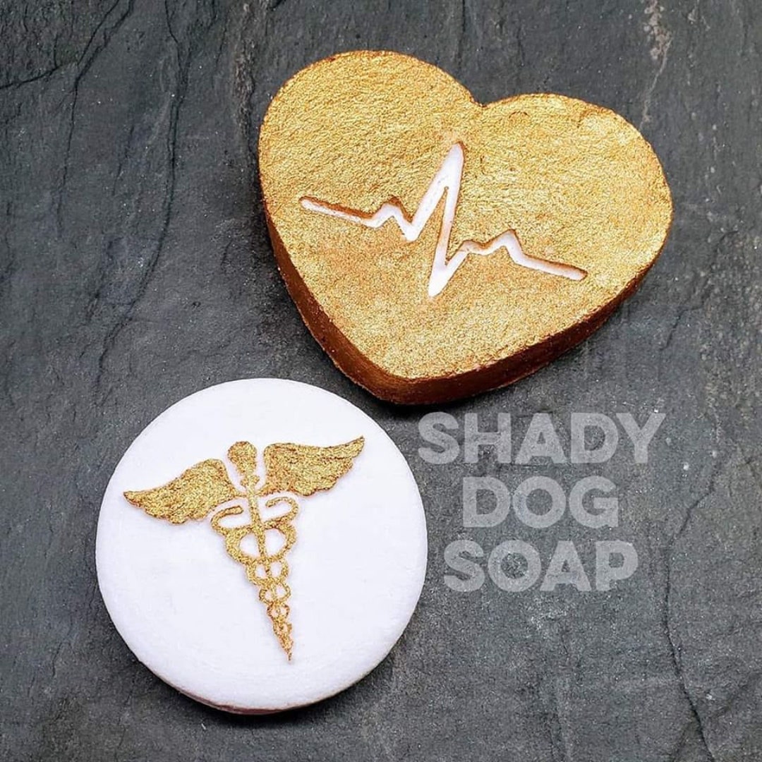 Caduceus Medical Symbol Plastic Mold or Silicone Mold, Bath Bomb Mold ...