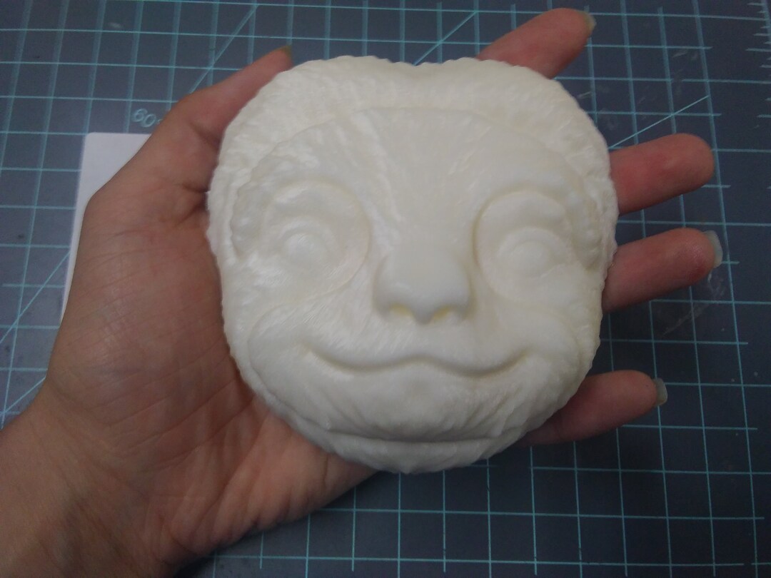 Sloth Face Plastic Mold or Silicone Mold, Bath Bomb Mold, Soap Mold ...