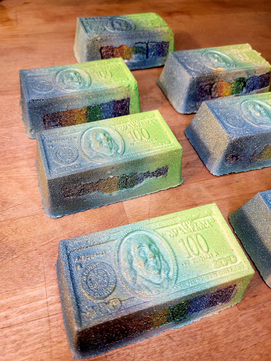 100 Dollar Bill Plastic Mold or Silicone Mold, Bath Bomb Mold, Soap ...