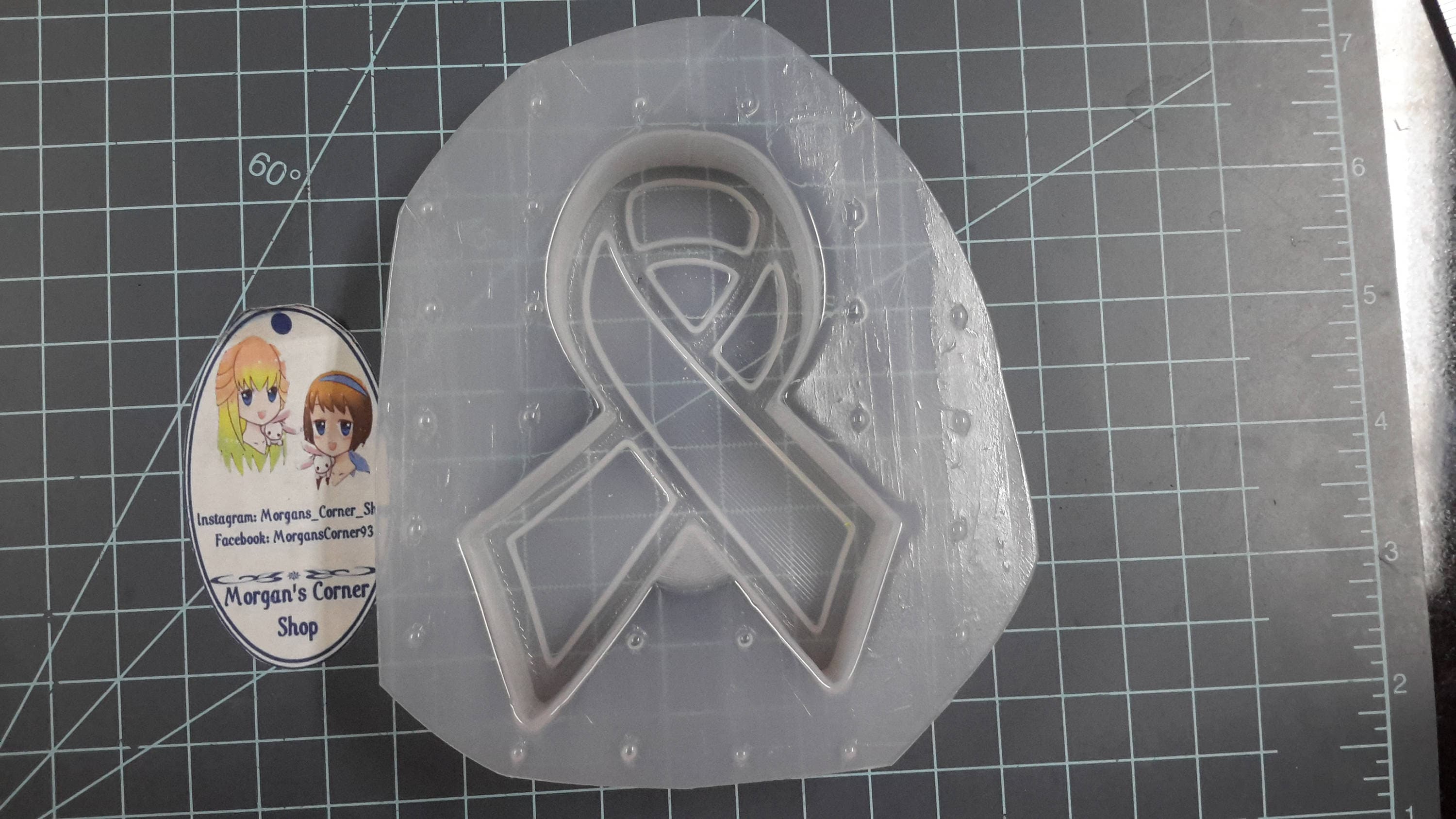 Awareness Ribbon Plastic Mold or Silicone Mold Awareness - Etsy