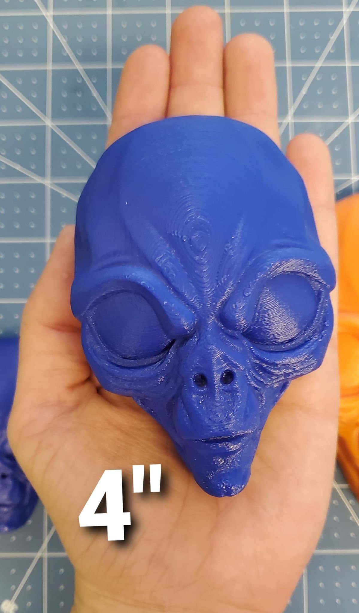 Detailed Alien Head Plastic Mold or Silicone mold bath bomb | Etsy