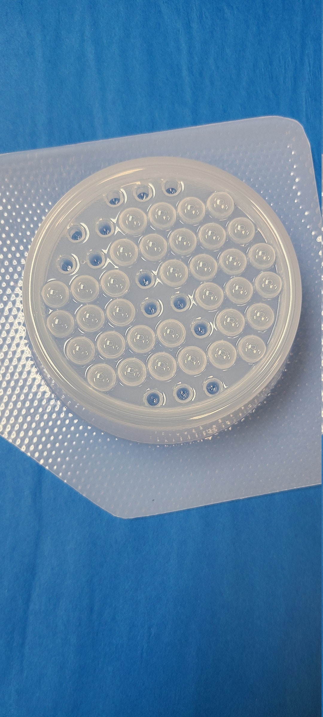 Round Circle Pop It Plastic Mold or Silicone Mold, Bath Bomb Mold, Soap ...