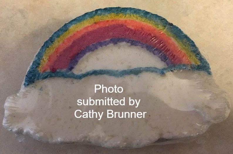 Rainbow Cloud Plastic Mold or Silicone Mold Rainbow Mold | Etsy