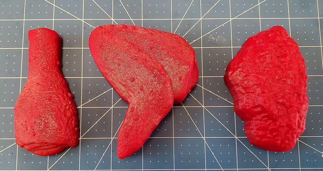 Fried Chicken Plastic Mold or Silicone Mold, Bath Bomb Mold, Soap Mold ...