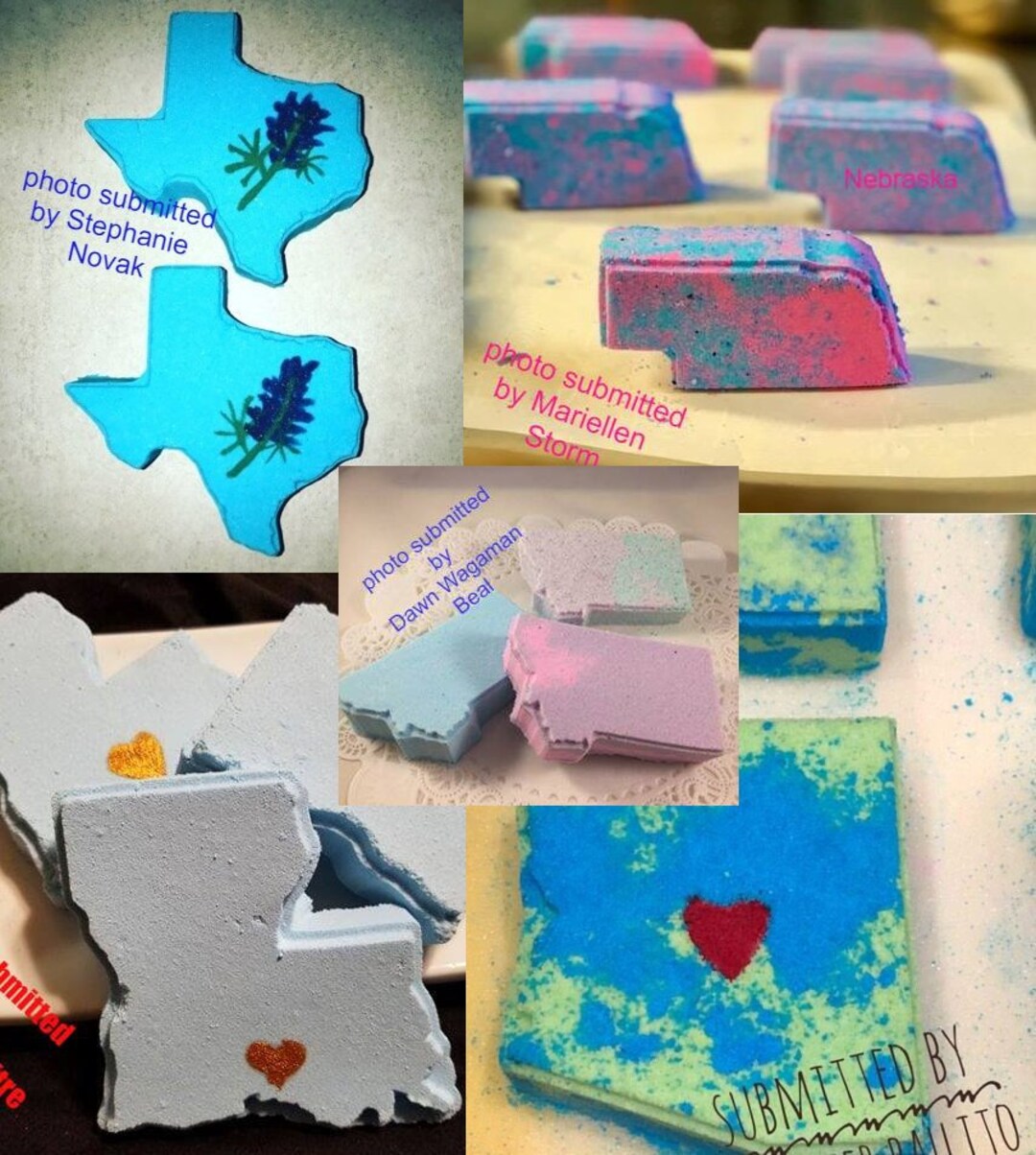 YOU CHOOSE State or Country Silicone Mold, Bath Bomb Mold, Soap Mold ...