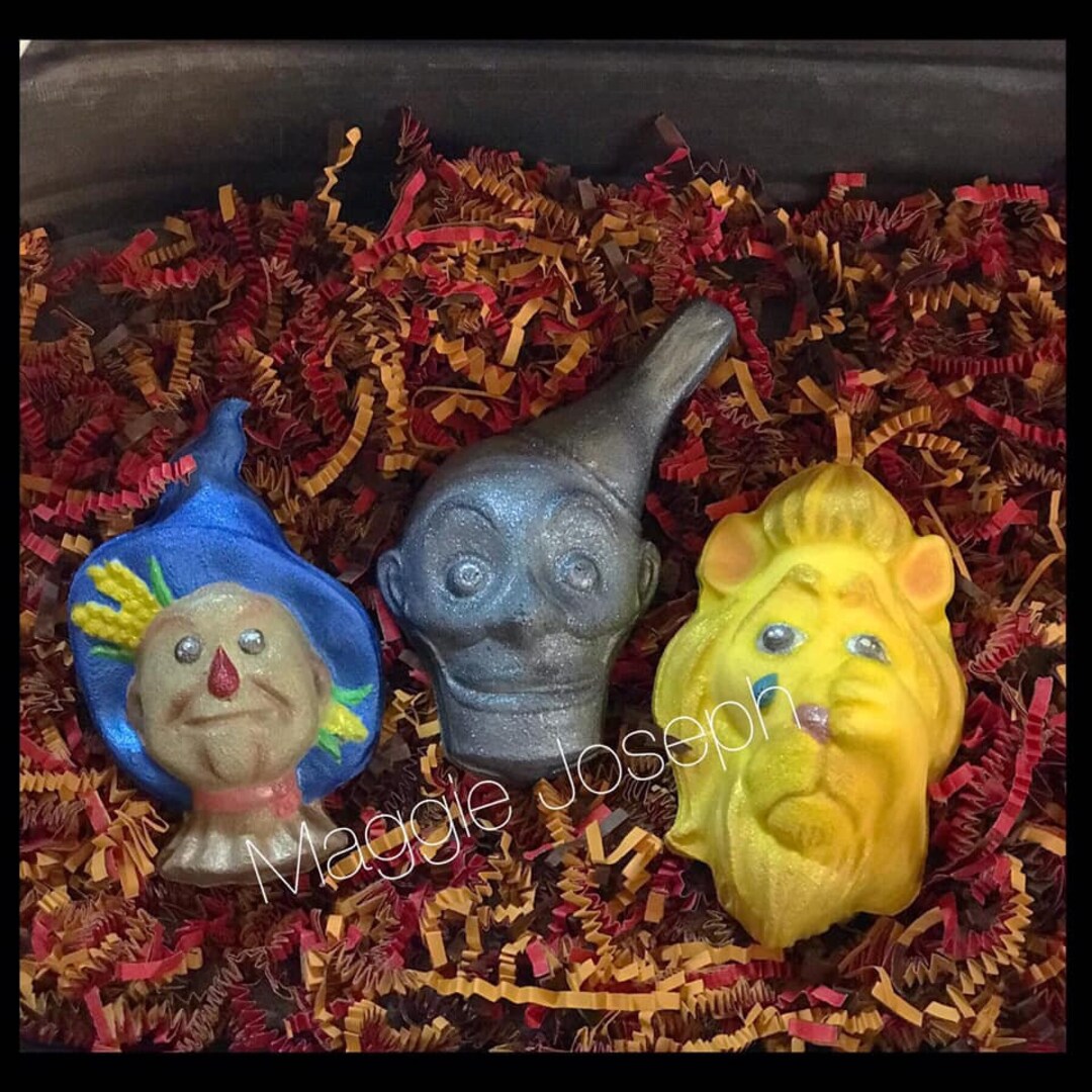 Classic Wonderful Wizard of Oz Book Character Plastic Mold, Bath Bomb ...