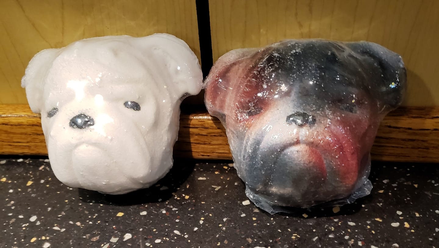 English Bulldog Plastic Mold, Dog Mold, Bath Bomb Mold, Soap Mold ...