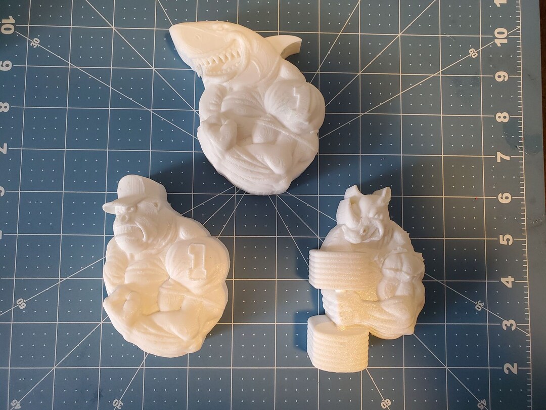 Macho Man Body Builder Plastic Mold or Silicone Mold, Bath Bomb Mold ...