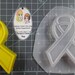 Awareness Ribbon Plastic Mold or Silicone Mold, Awareness Mold, Soap ...