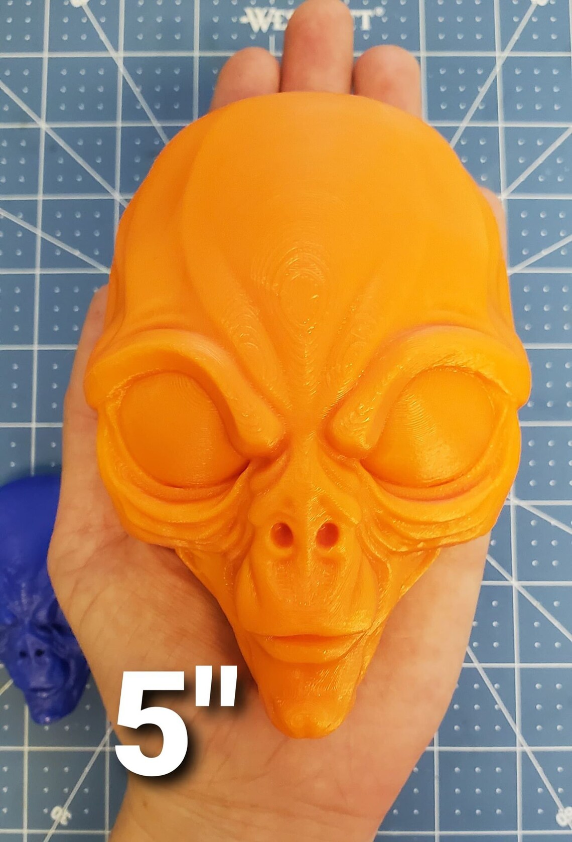 Detailed Alien Head Plastic Mold or Silicone mold bath bomb | Etsy