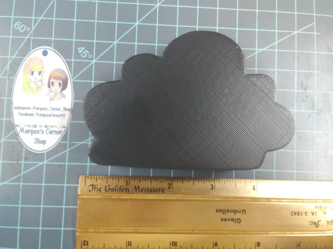 Cloud Silhouette Plastic Mold or Silicone Mold, Cloud Mold, Resin Mold ...