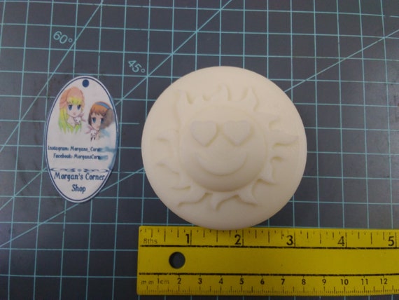 Smiling Sun Plastic Mold or Silicone mold bath bomb mold | Etsy