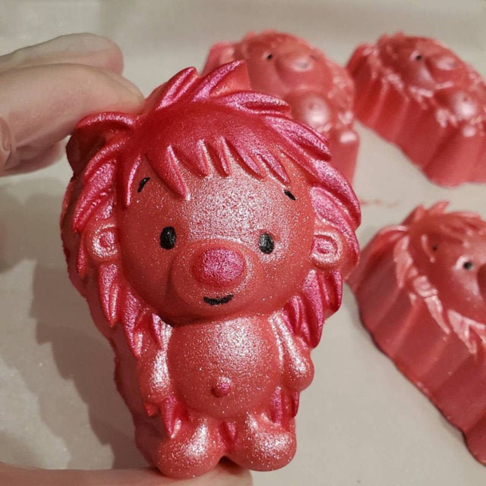Hedgehog Cutie Plastic Mold or Silicone Mold, Bath Bomb Mold, Soap Mold ...