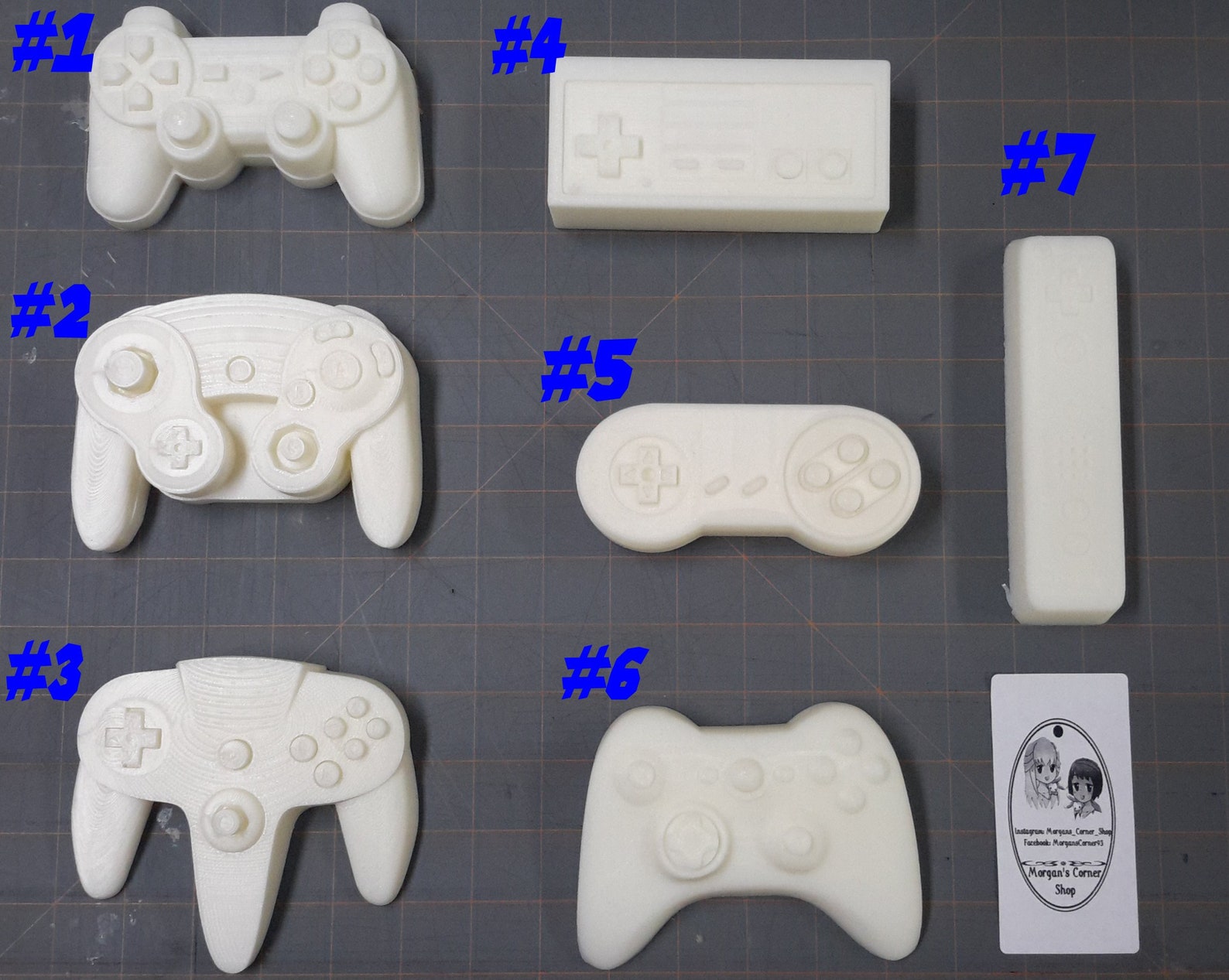 Video Game Controller Plastic Mold, Resin Mold, Soap Mold, Bath Bomb ...