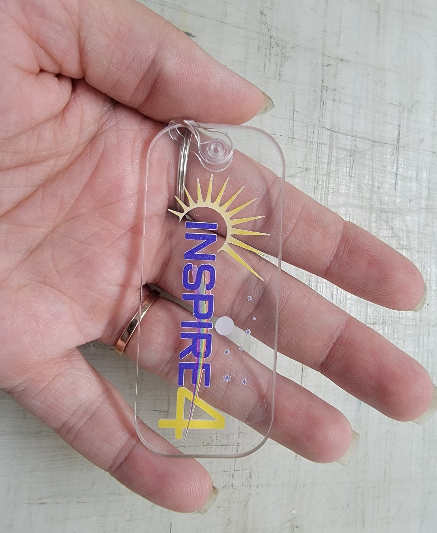 Customized Custom Acrylic Business Logo Keychain Keychains - Etsy