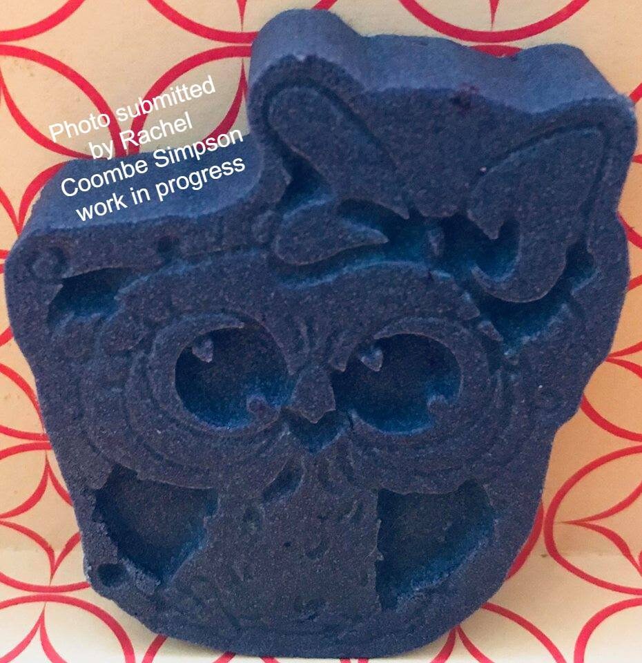 Baby Owl Plastic Mold or Silicone Mold, Bath Bomb Mold, Soap Mold, Owl ...