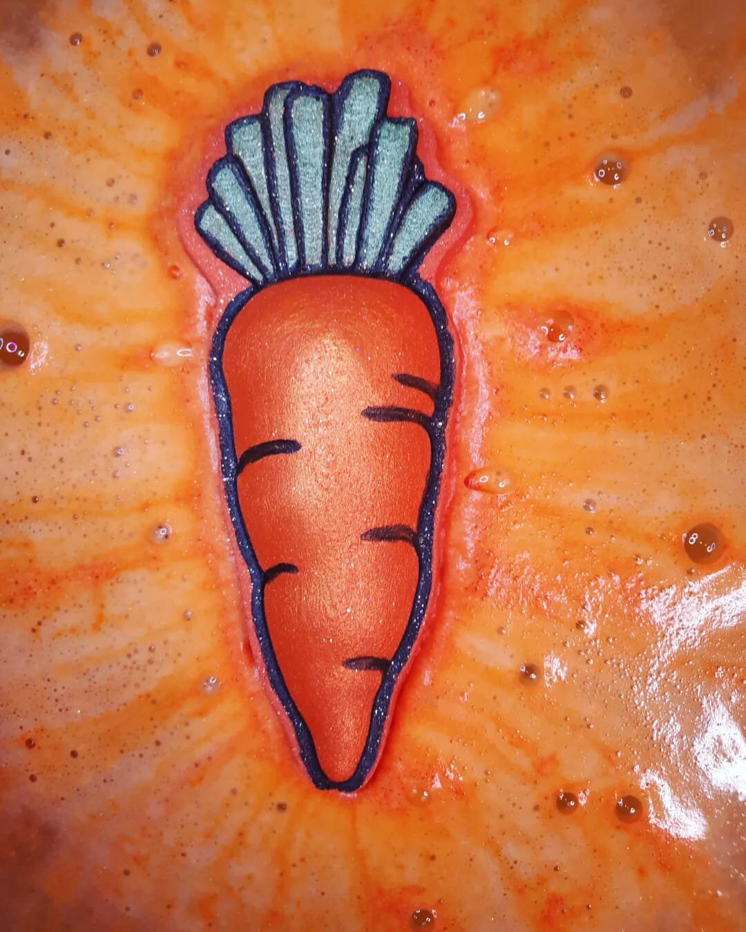 Simple Carrot Plastic Mold or Silicone Mold, Bath Bomb Mold, Soap Mold ...