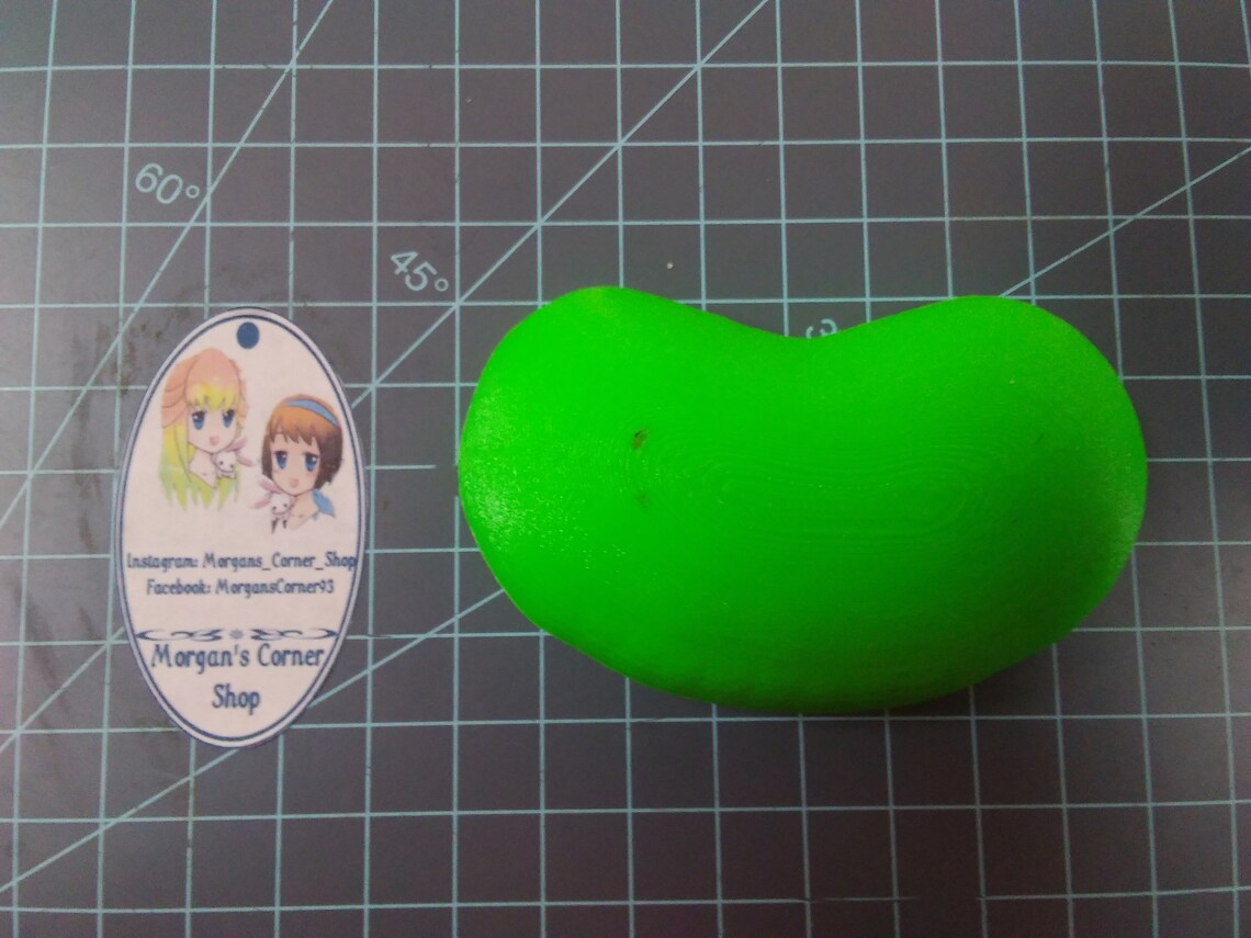 Jelly Bean Plastic Mold or Silicone Mold, Bath Bomb Mold, Soap Mold ...