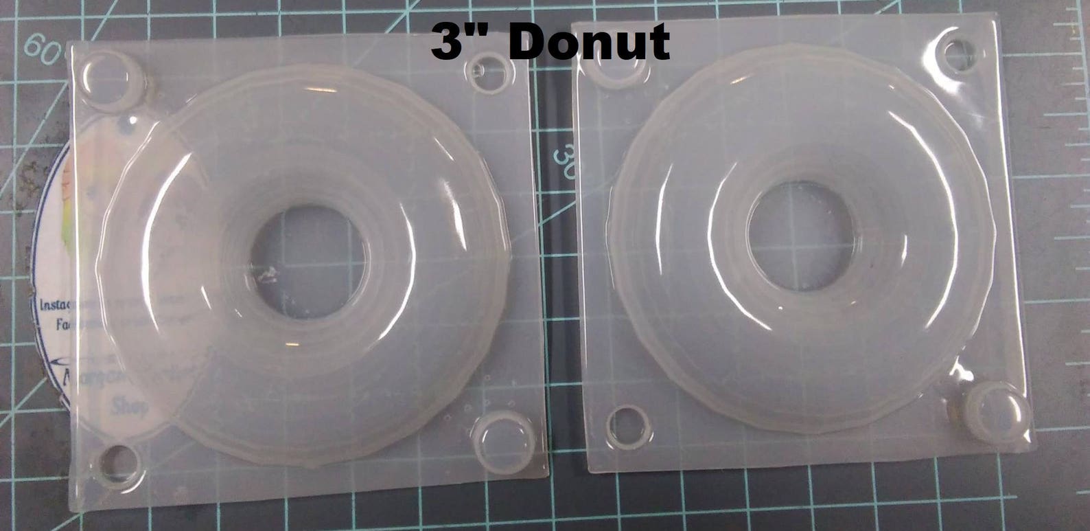 Donut Plastic Mold, Doughnut Mold, 2 Part Mold, Food Mold, Bath Bomb ...