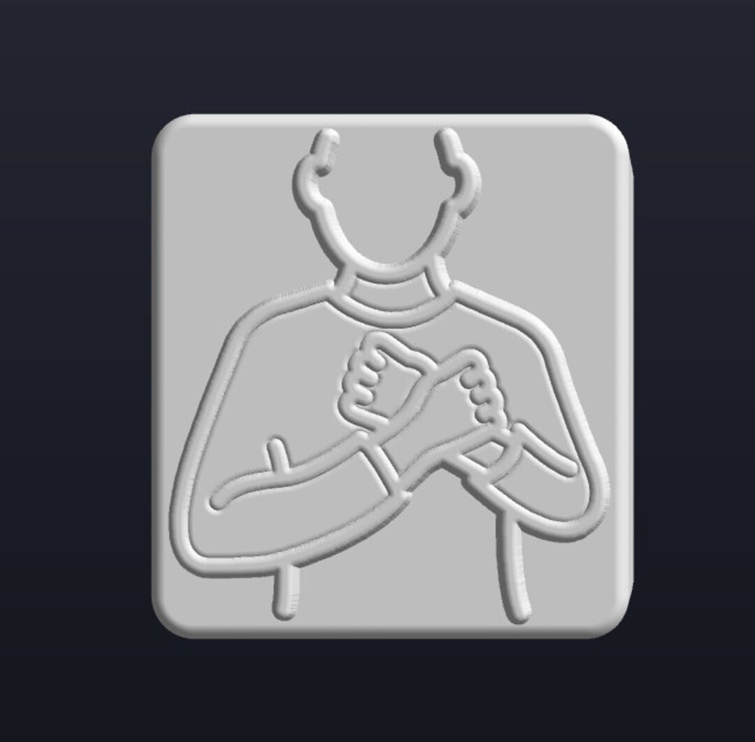 American Sign Language ASL Love Plastic Mold or Silicone Mold, Bath ...