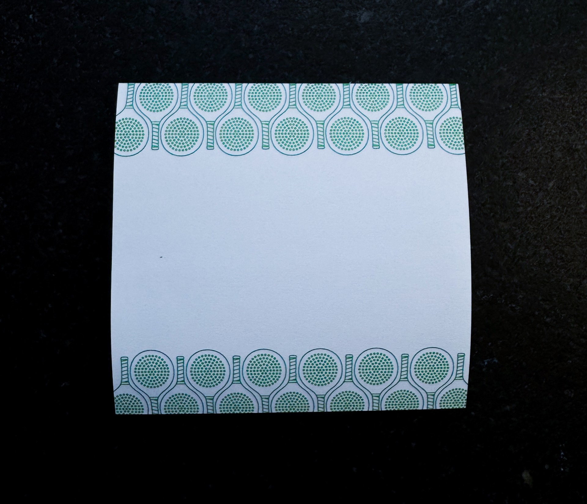 Paddle Tennis / Platform Tennis Post It Notepad - Original Paddle ...