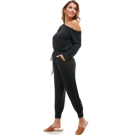 Women's French Terry Jumpsuits / Long Sleeve Jumpsuits / | Etsy