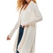 Women's Long Waterfall Cardigan / Lightweight / Butter Soft Hacci ...