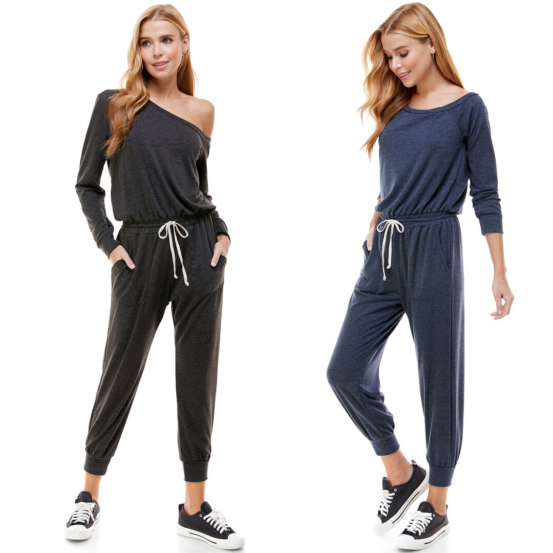 Jumpsuits for Women / French Terry / Loungewear / Long Sleeve / off ...