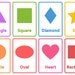 Color and Shape Flashcards Printable file Only Help Your Child Learn ...