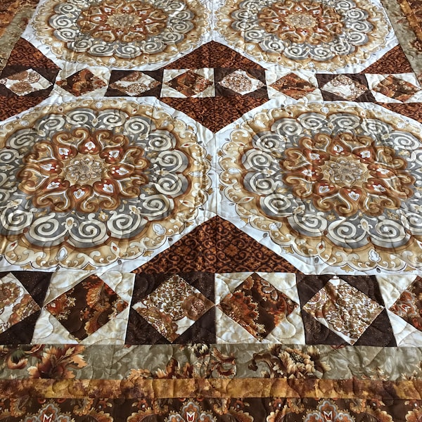 Mandala Quilt - Etsy