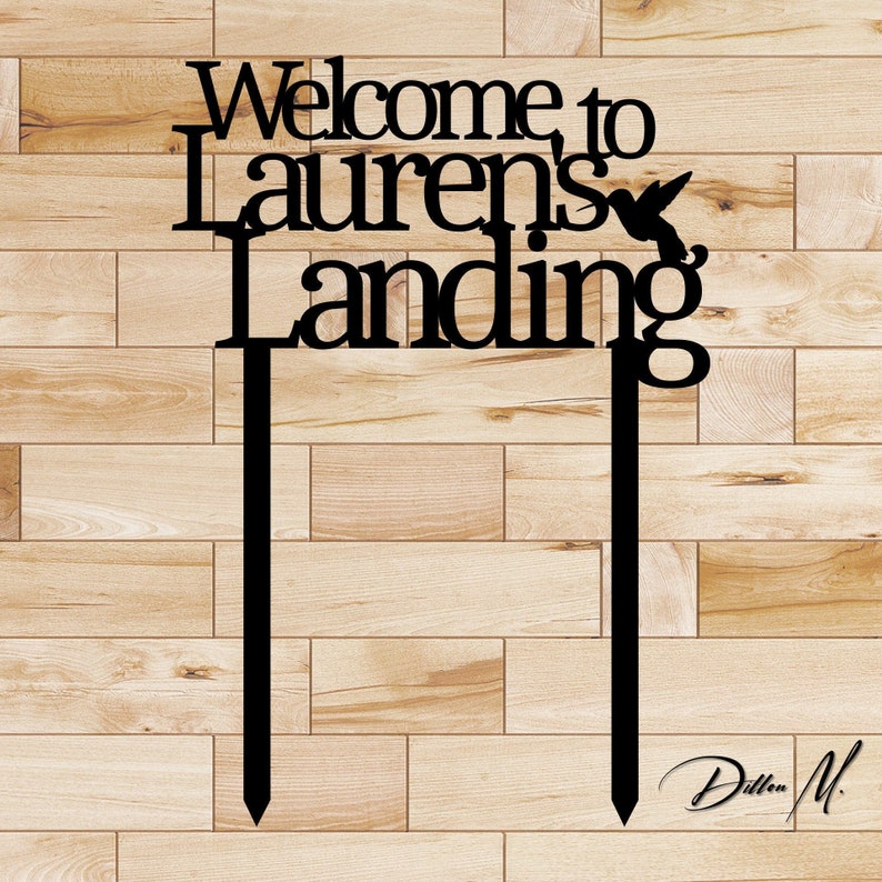 Custom Garden Sign Plasma Cut Steel Sign 15 Wide by - Etsy