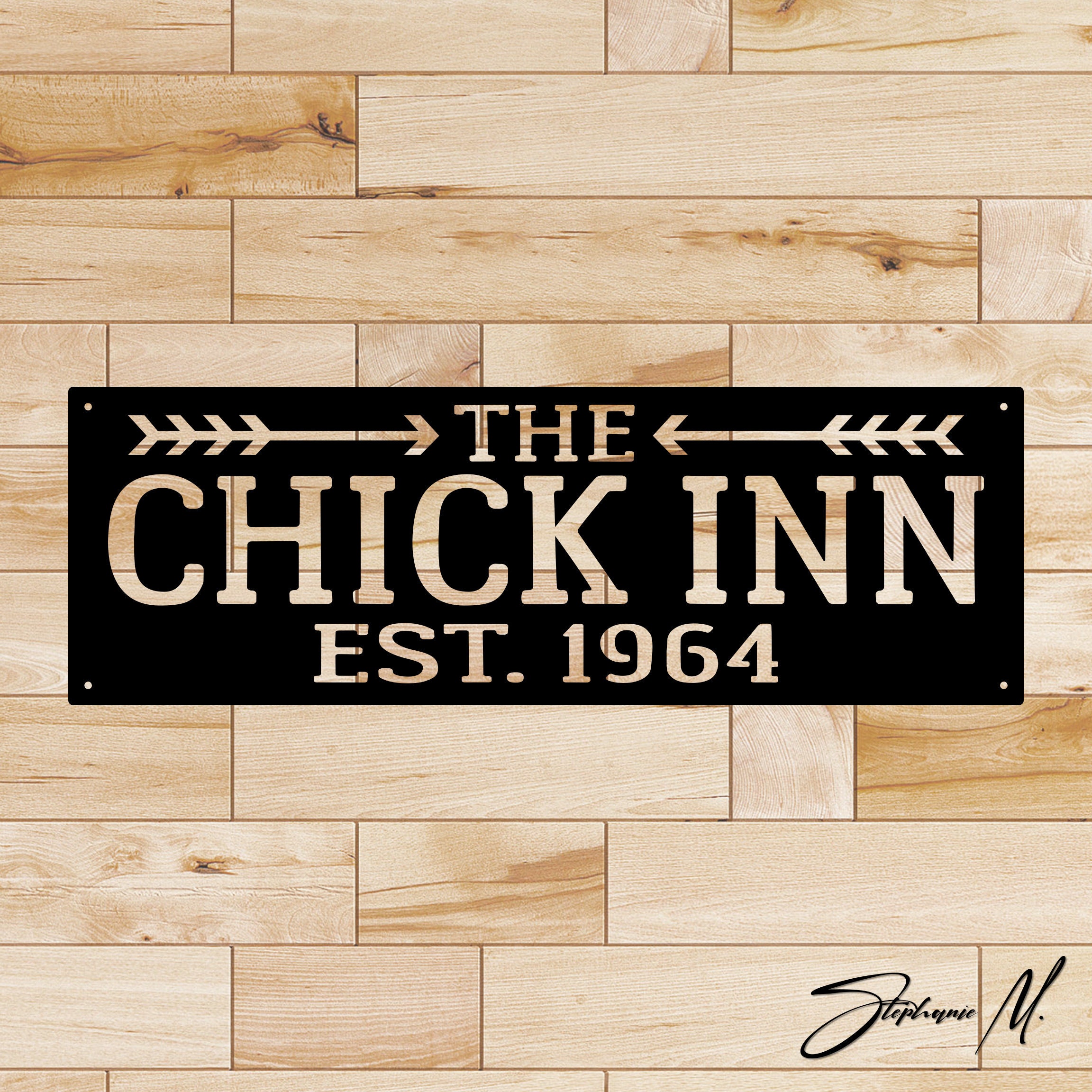 The Chick Inn Established Year personalized 24 | Etsy