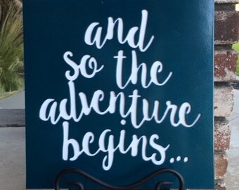 Adventure Metal Sign - Etsy
