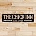 The Chick Inn 24 Wide X 6 Tall standard - Etsy