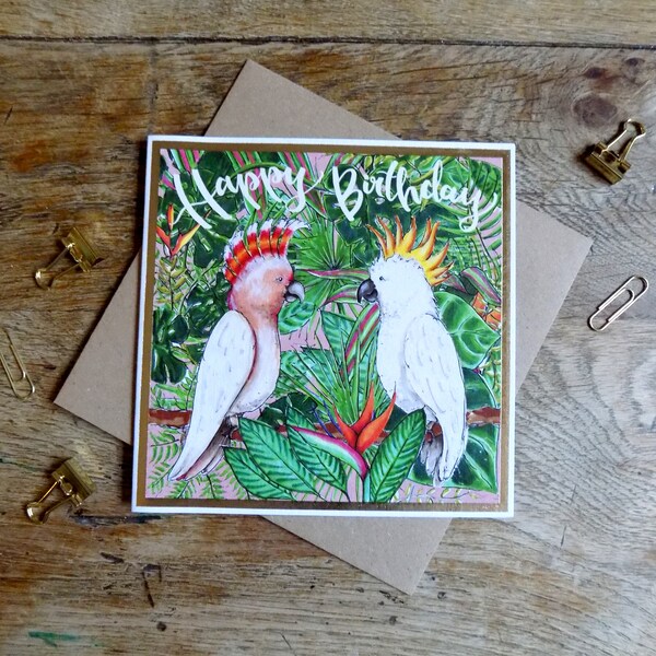 Cockatiel Birthday Card - Etsy