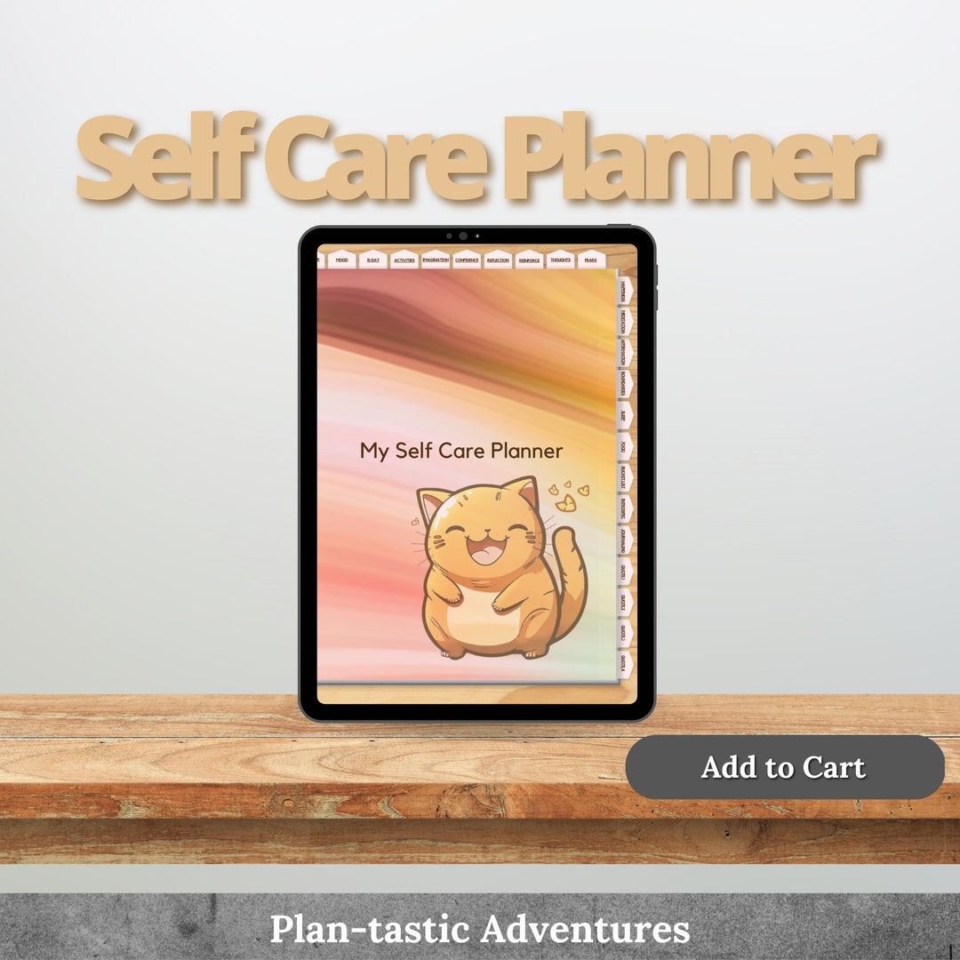 Daily Self Care Check A Well Being Planner for Self Maintenance and ...