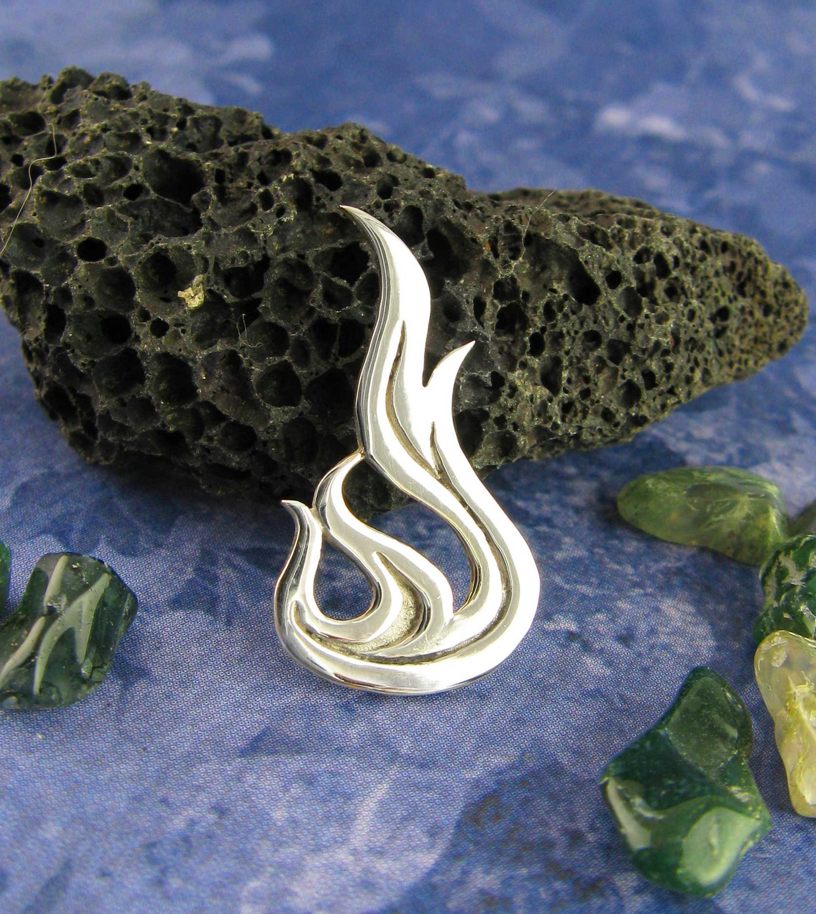 Fire Flame Necklace Pendant Symbol Sign Fire Fighter Wife Gift - Etsy