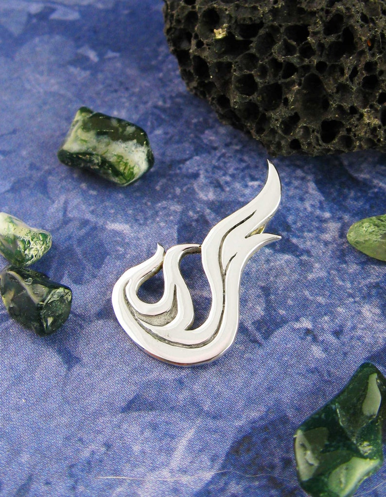 Fire Flame Necklace Pendant Symbol Sign Fire Fighter Wife Gift - Etsy