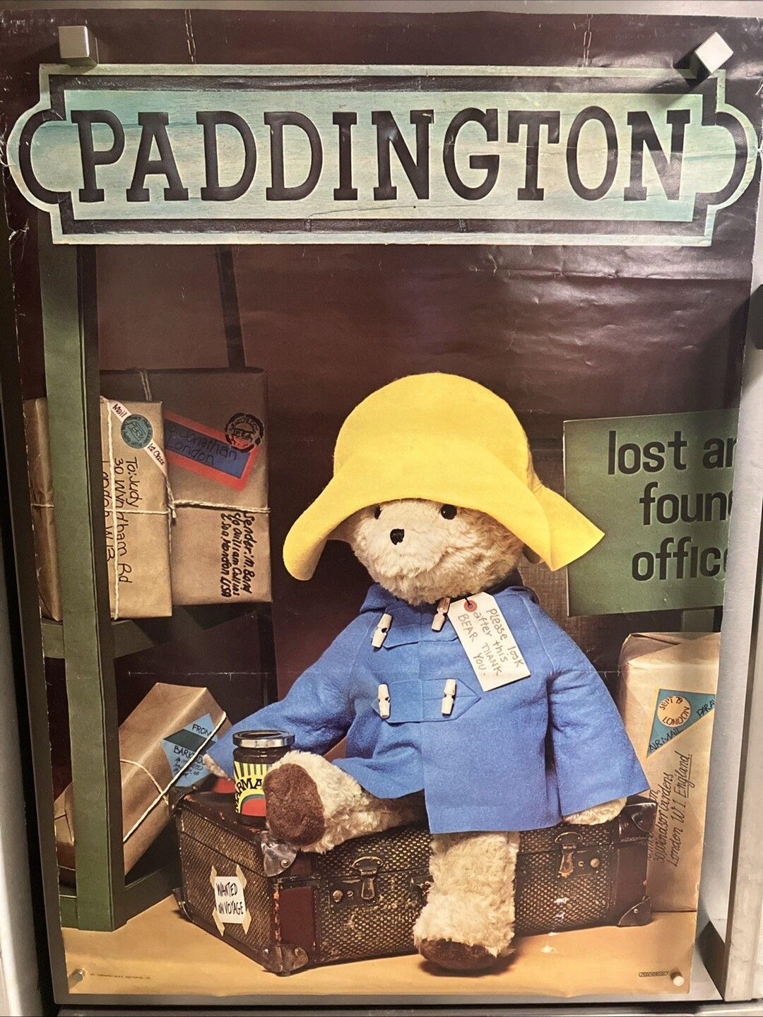 Vintage Paddington Bear 27x39” Poster 1979 Eden Toys #2411 See Photos ...