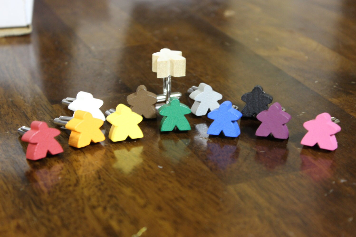 Meeple Cufflinks, Board Game Accessories, Wooden Game Pieces With ...
