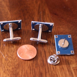 Circuit Board Accessories Set, Computer Nerd Cuff Links and Lapel Pin ...
