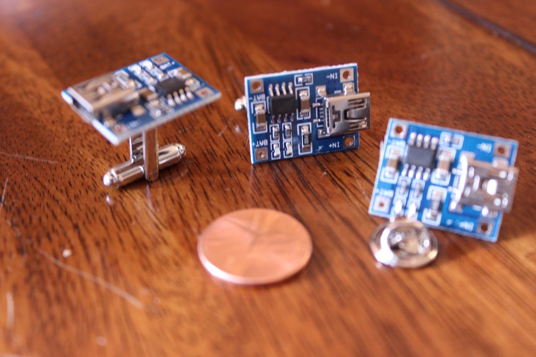 Circuit Board Accessories Set, Computer Nerd Cuff Links and Lapel Pin ...