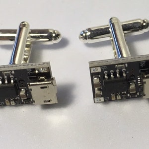 Circuit Board Cufflinks Computer Nerd Cuff Links Novelty - Etsy