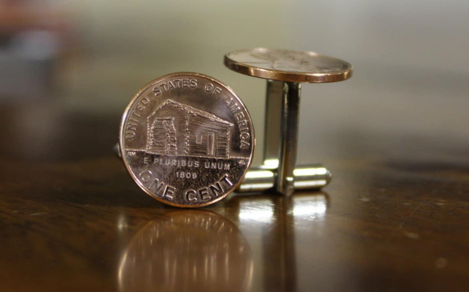 Abe Abraham Lincoln Penny Log Cabin Coin Cufflinks 2009 - Etsy