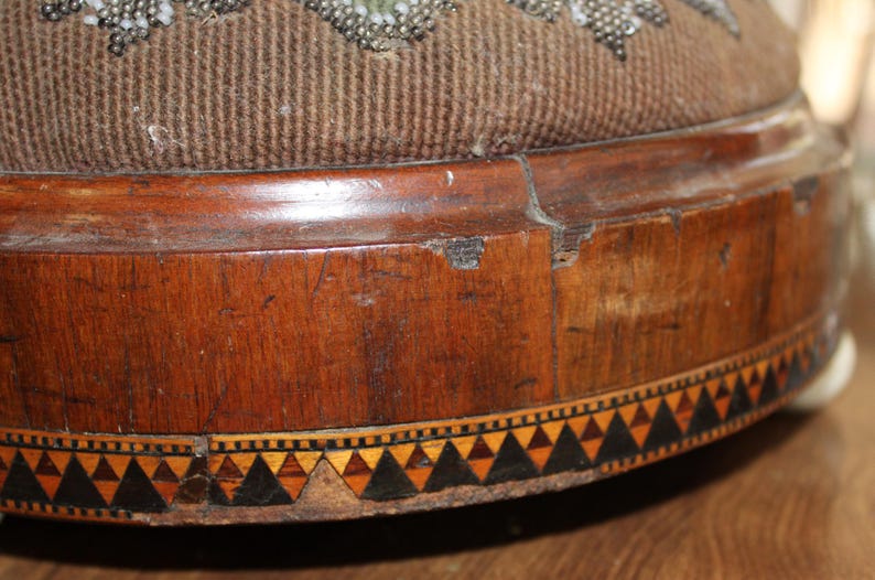 Antique Gout Stool - Etsy