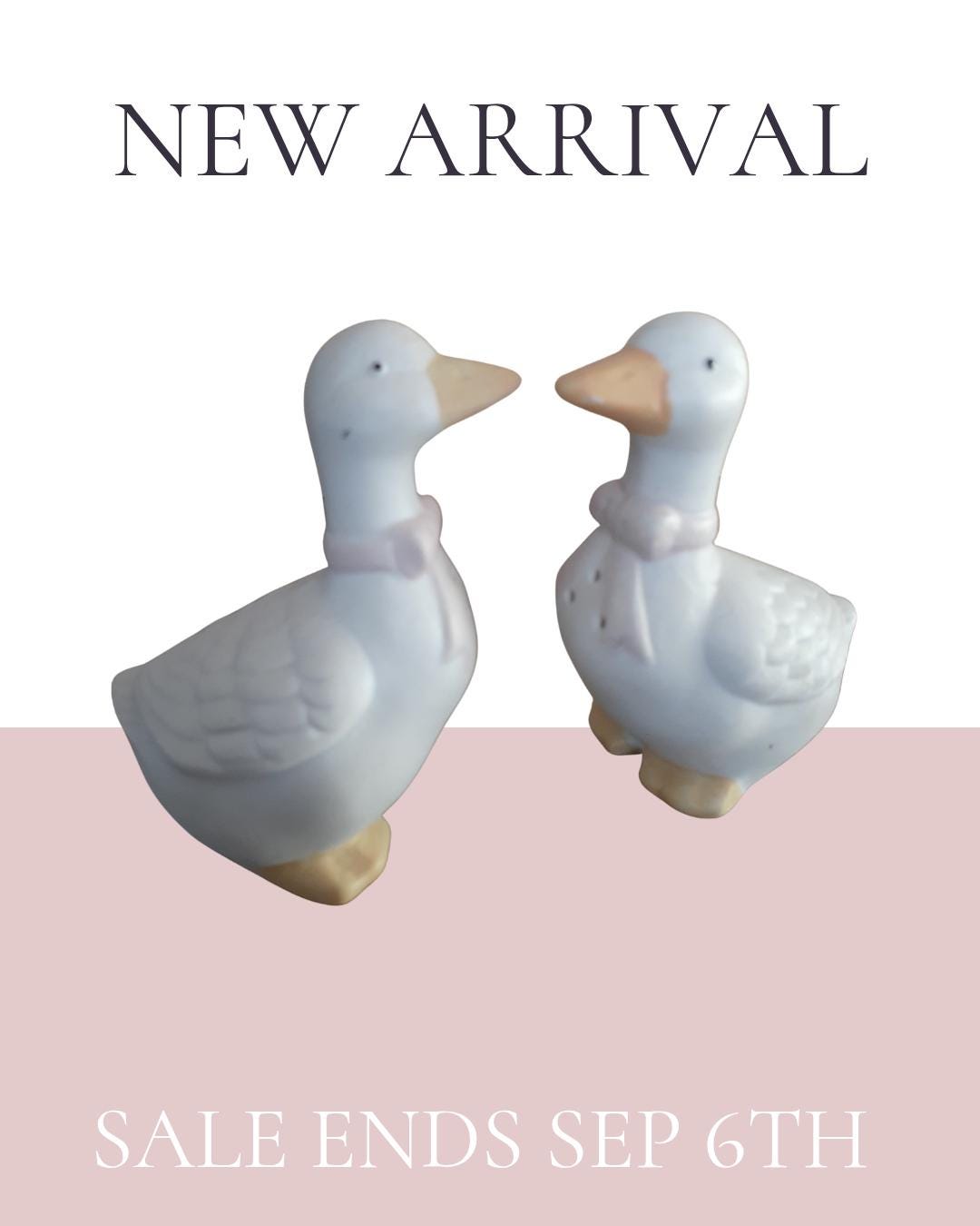 Vintage Goose Salt and Pepper Shakers – 1980s Country Farmhouse Kitchen ...